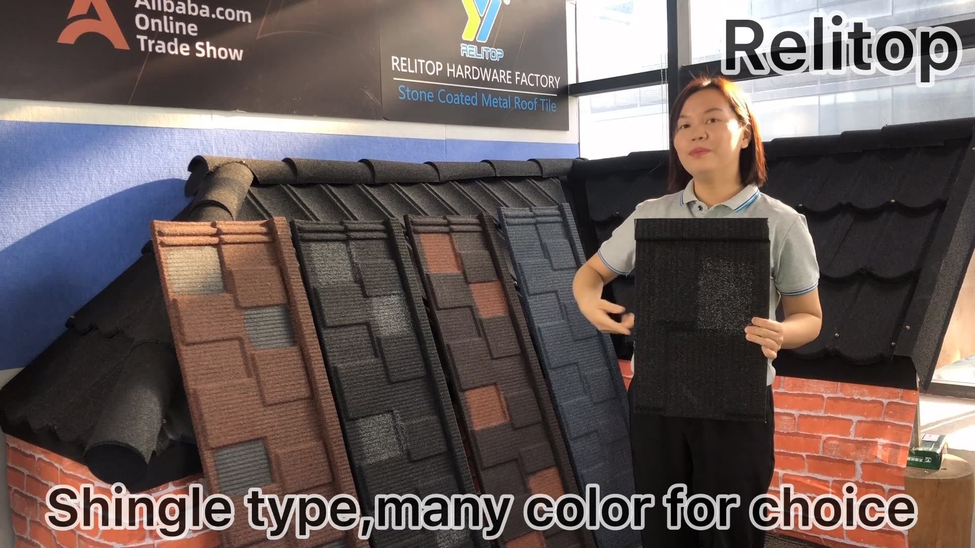 Stone Chips Coated Steel Tile Design For Guangzhou Building Material ...