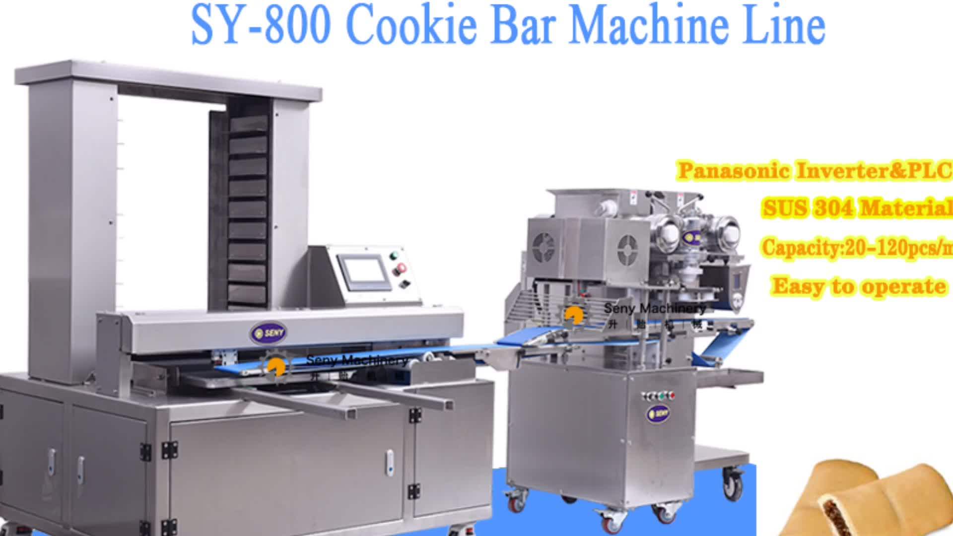 Seny Machinery Automatic Date Bar Making Machine Processing Machinery ...