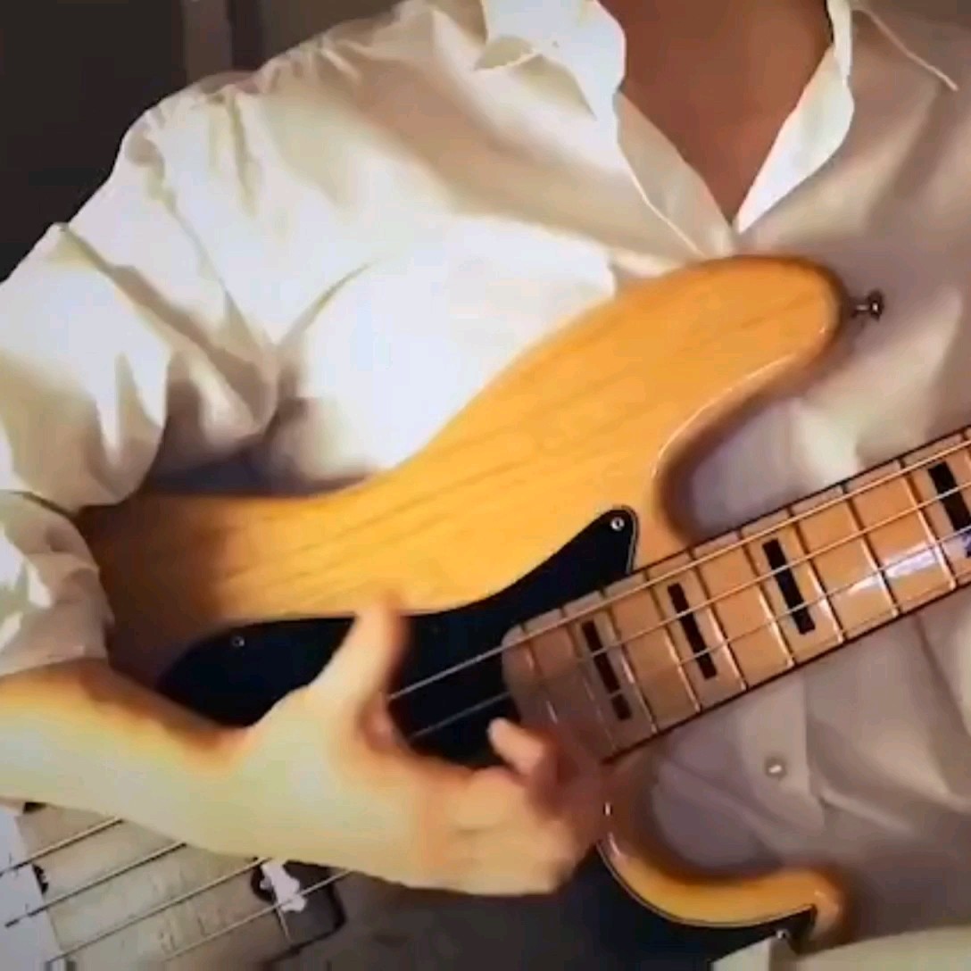 Flyoung 4 Strings Electric Bass Guitar Roasted Maple Neck Bird Eye ...