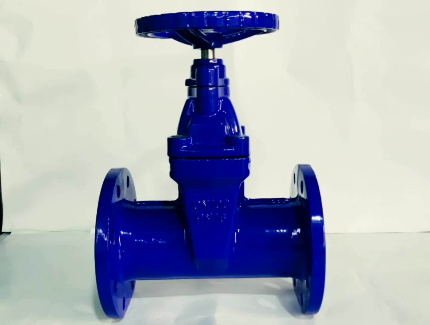 Ductile Iron Resilient Seat Din3352 Din3202 F5 Square Nut Direct Buried ...