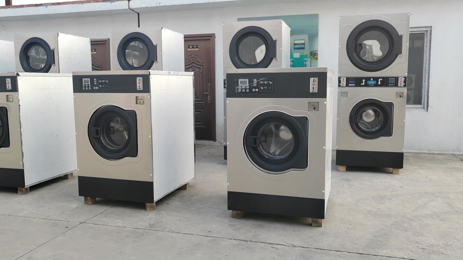Commercial Washing Machine 12kg 15kg 20kg 25kg Coin Operated Laundry ...