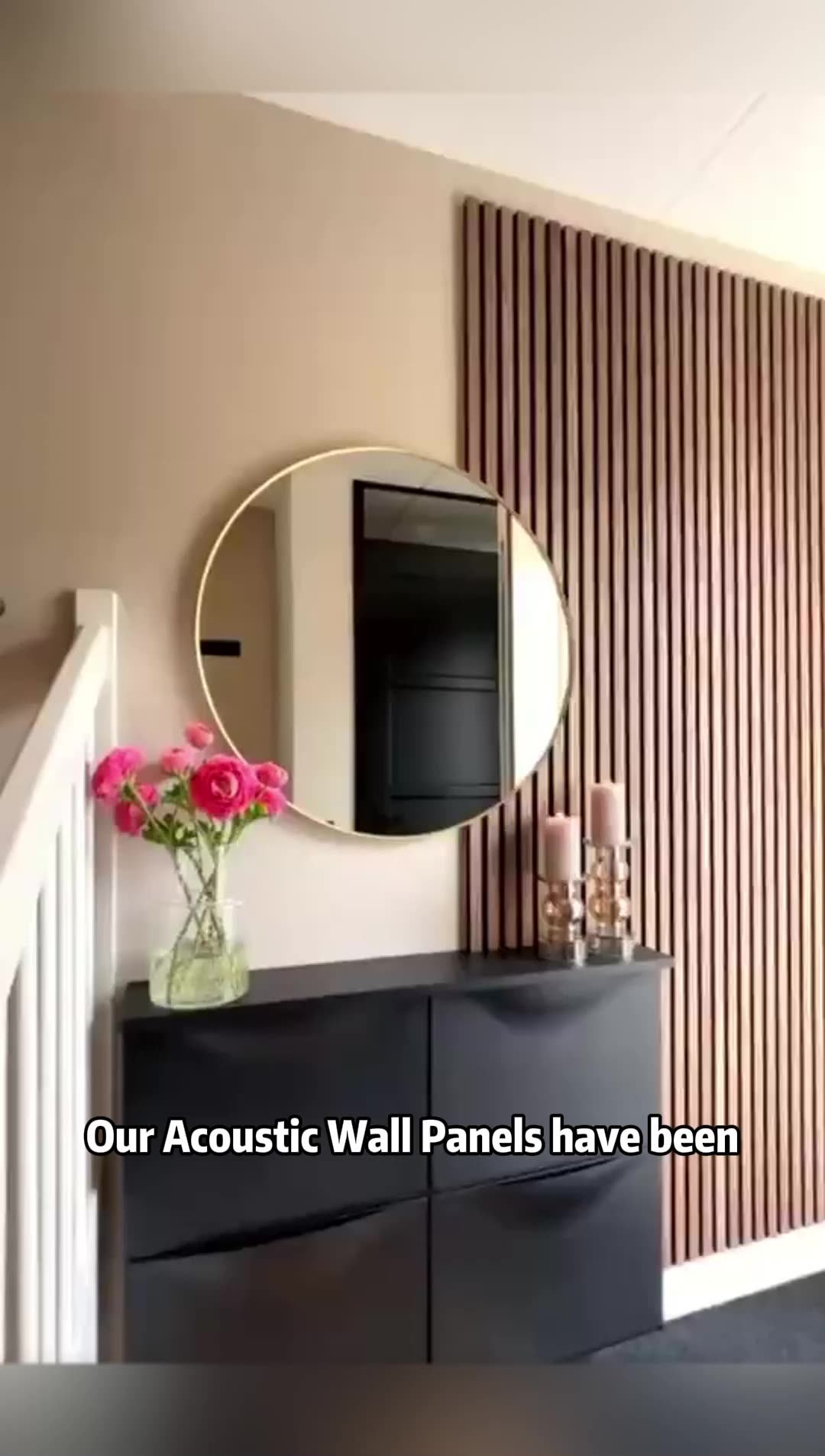 Akupanel Wood Slat Acoustic Panel Sound Absorbing 8/9/10 Feet Akupanel ...