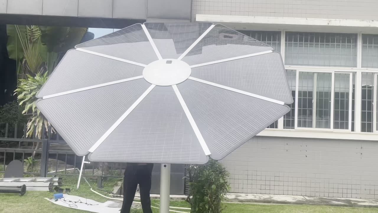 Sun Flower Solar Tracking System 1.5kw Panel Car Charger Tracking ...