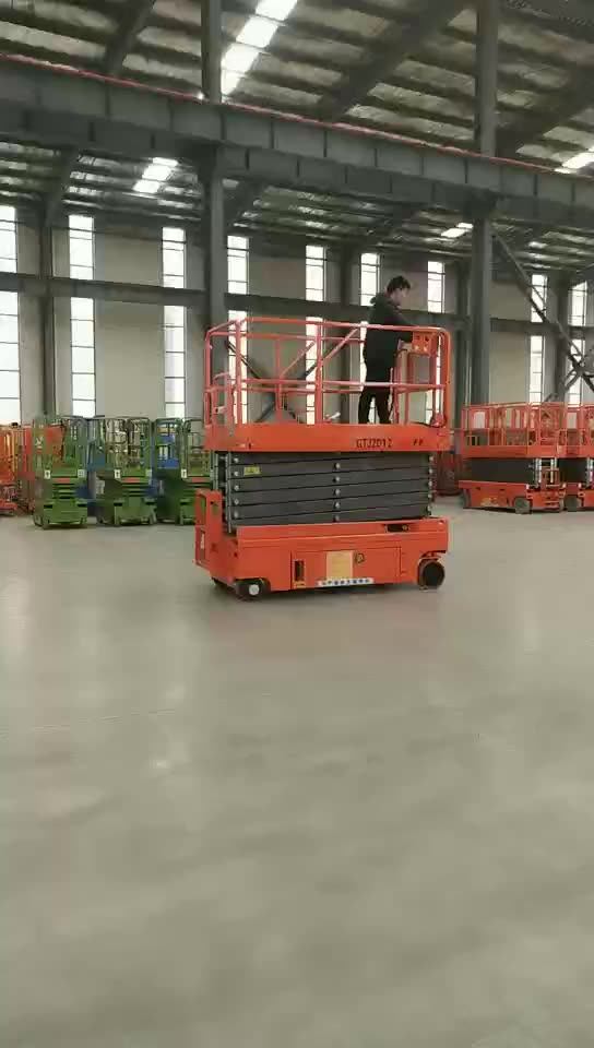 8m Powered Electric Drive And Lift Scissor Lift Work Platform Cart ...