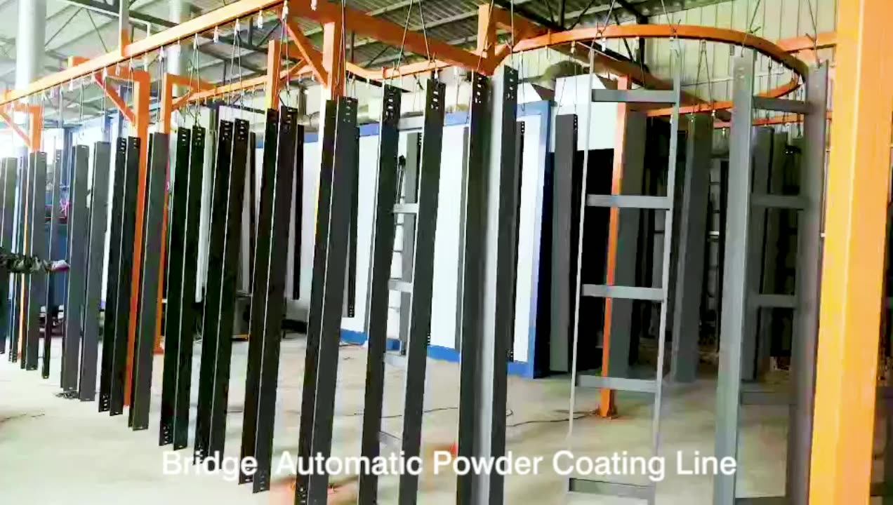 Powder Coat Line /complete Coating Line/automat Electrostatic Painting ...
