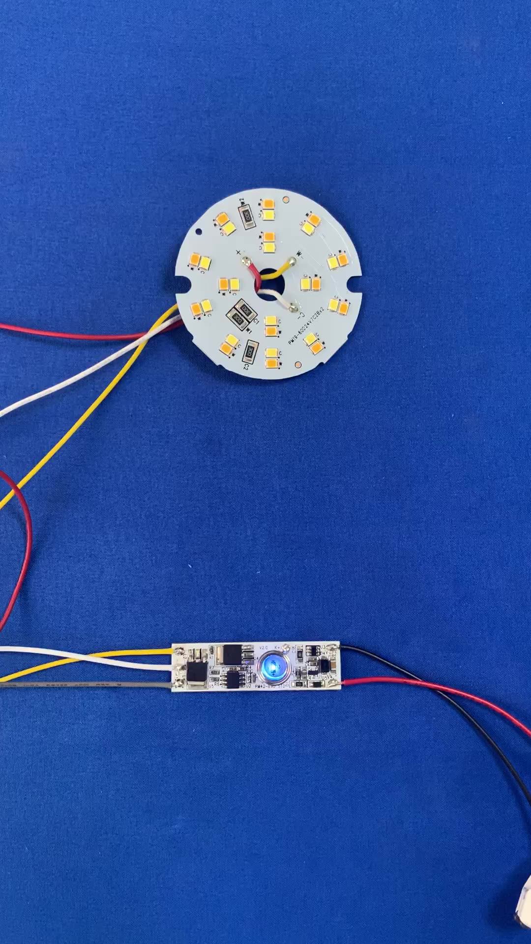 Pm42-b90s Led Spring Touch Dimmer/adjusting Color Temperature - Buy Led ...