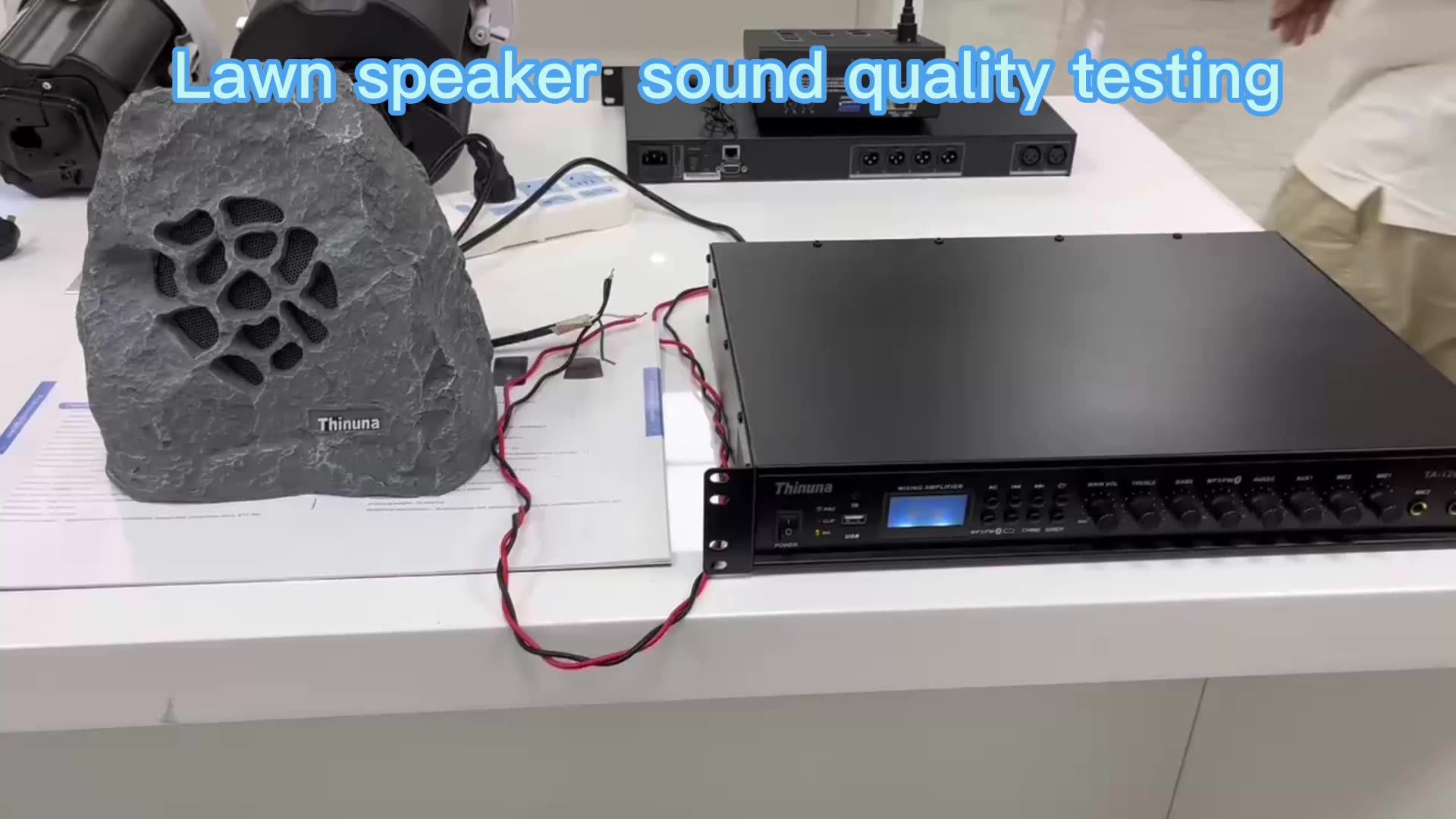 Thinuna Ls-502 Ip55 Public Address System 20w Audio Lawn Speakers ...