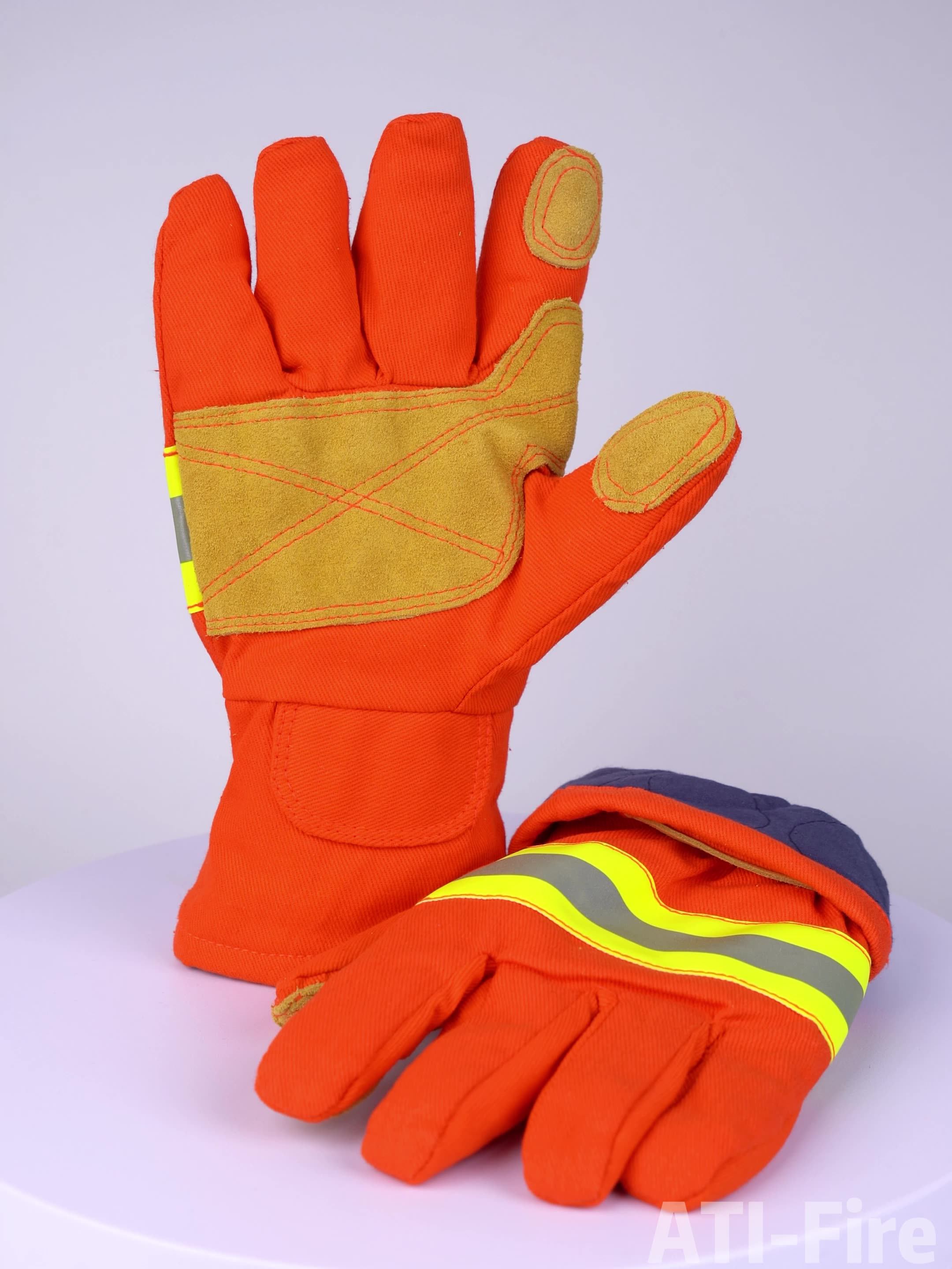 Ati-fire Firefighter Glove Nomex Fireman Fire Fighting Gloves - Buy ...