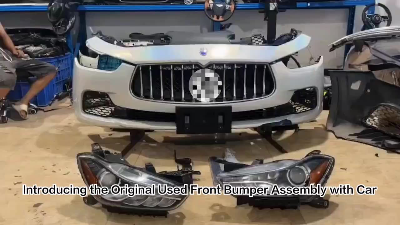 Original Used Front Bumper Assembly With Car Headlight Assembly For ...