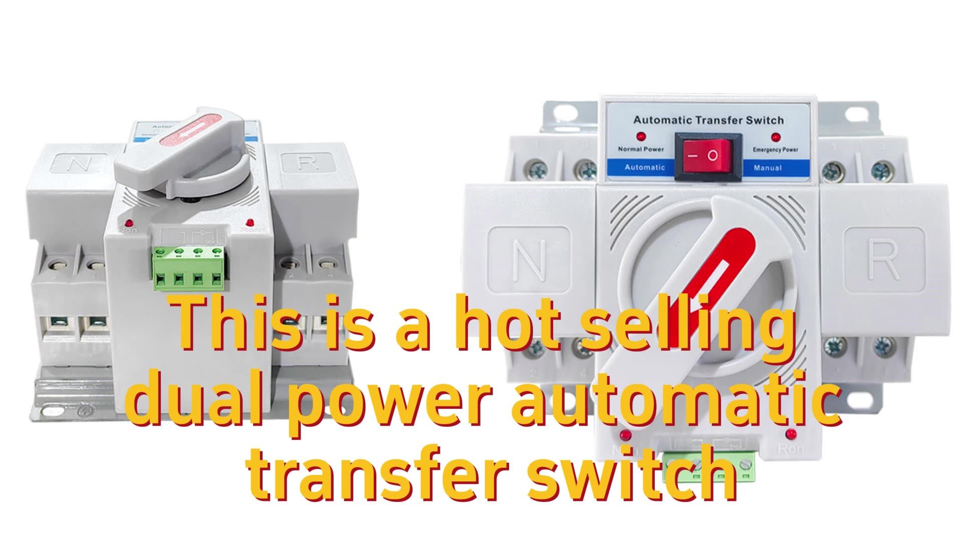 Ats Switch Automatic Transfer 63 Amp 2p 3 Phase 4pole 220v 400v Auto ...