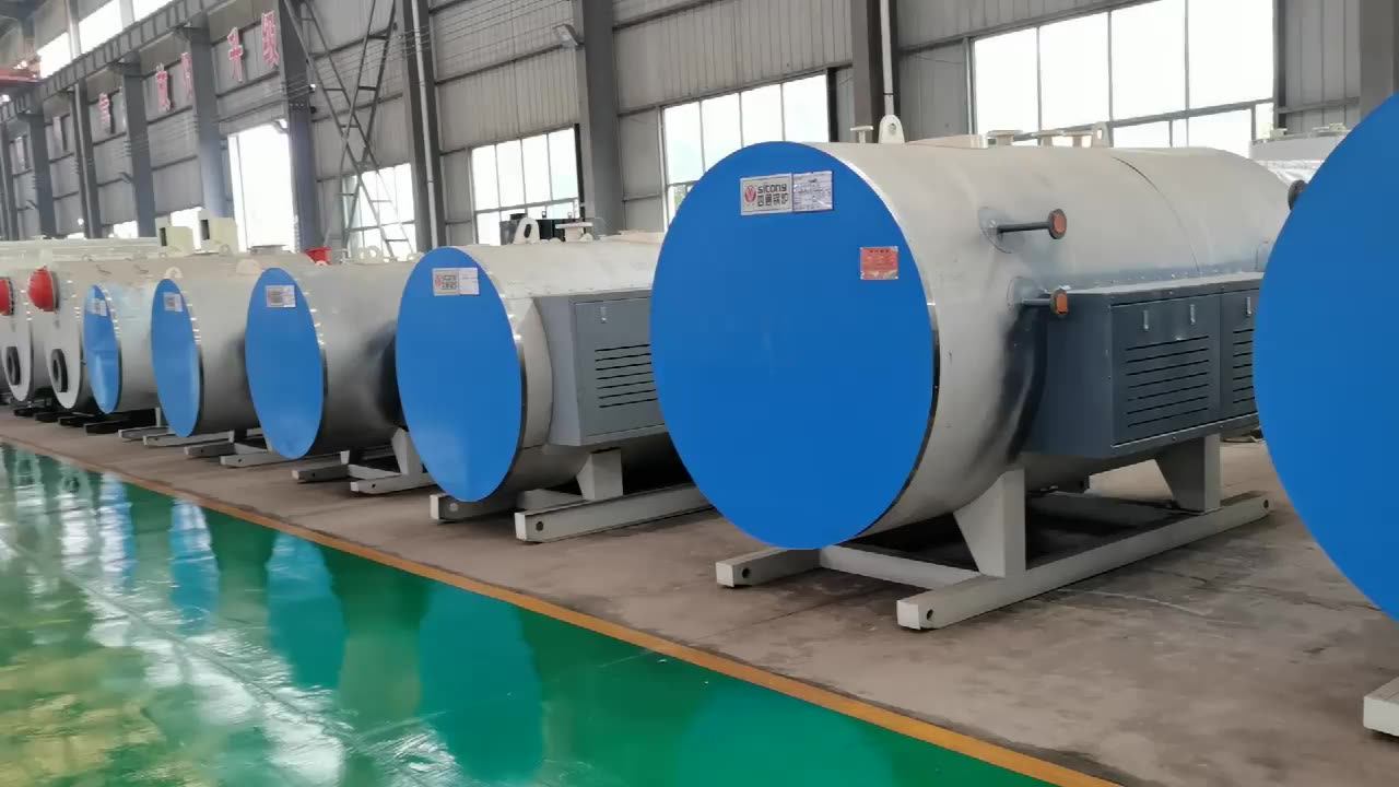 500kg 1000kg 2000kg Horizontal Industrial Electric Steam Boilers For ...