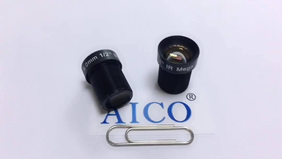 1/2 Inch Focal Length 8mm Aperture F1.6 Efl 8.0mm F#no1.6 M12 S Mount ...