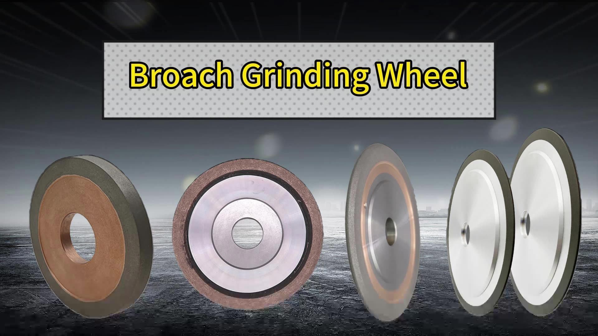 1a1 Plane Hybrid Bond Diamond Grinding Wheel For Cnc Broach Grinding ...