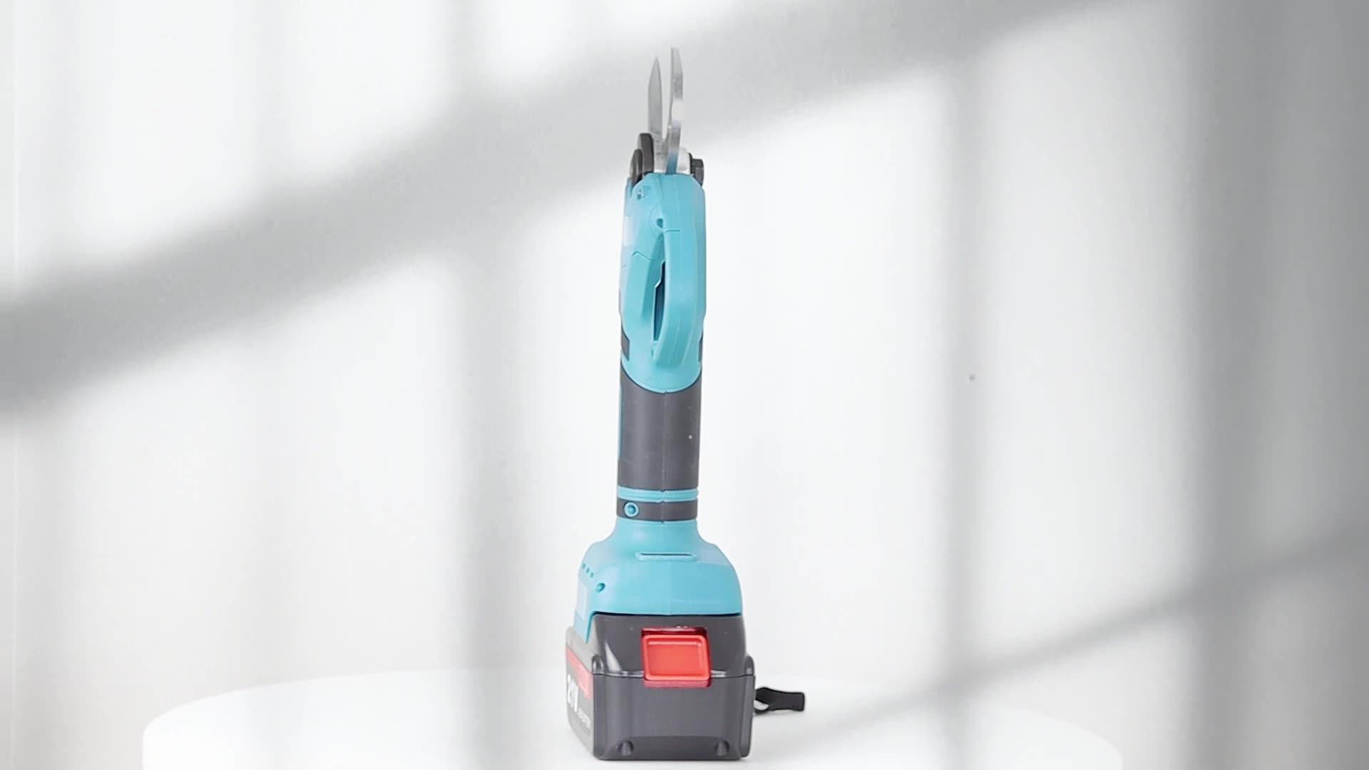 Km Long Reach Pole Cordless Pruning Shears Lithium Battery Powered ...