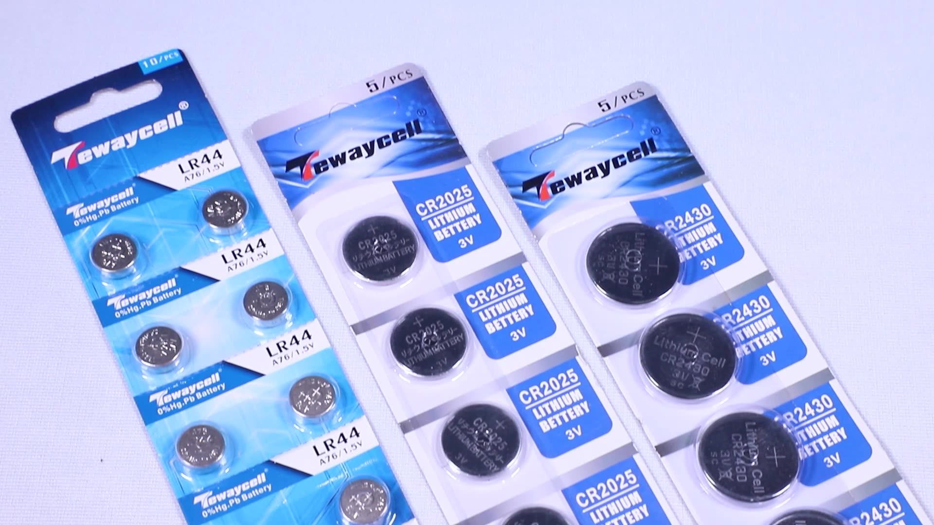 Kemasan Kustom 1.5v Ag3 Lr41 Ag4 Ag10 Ag13 Lr1130 Lr44 1.5v Zn/mno2 ...