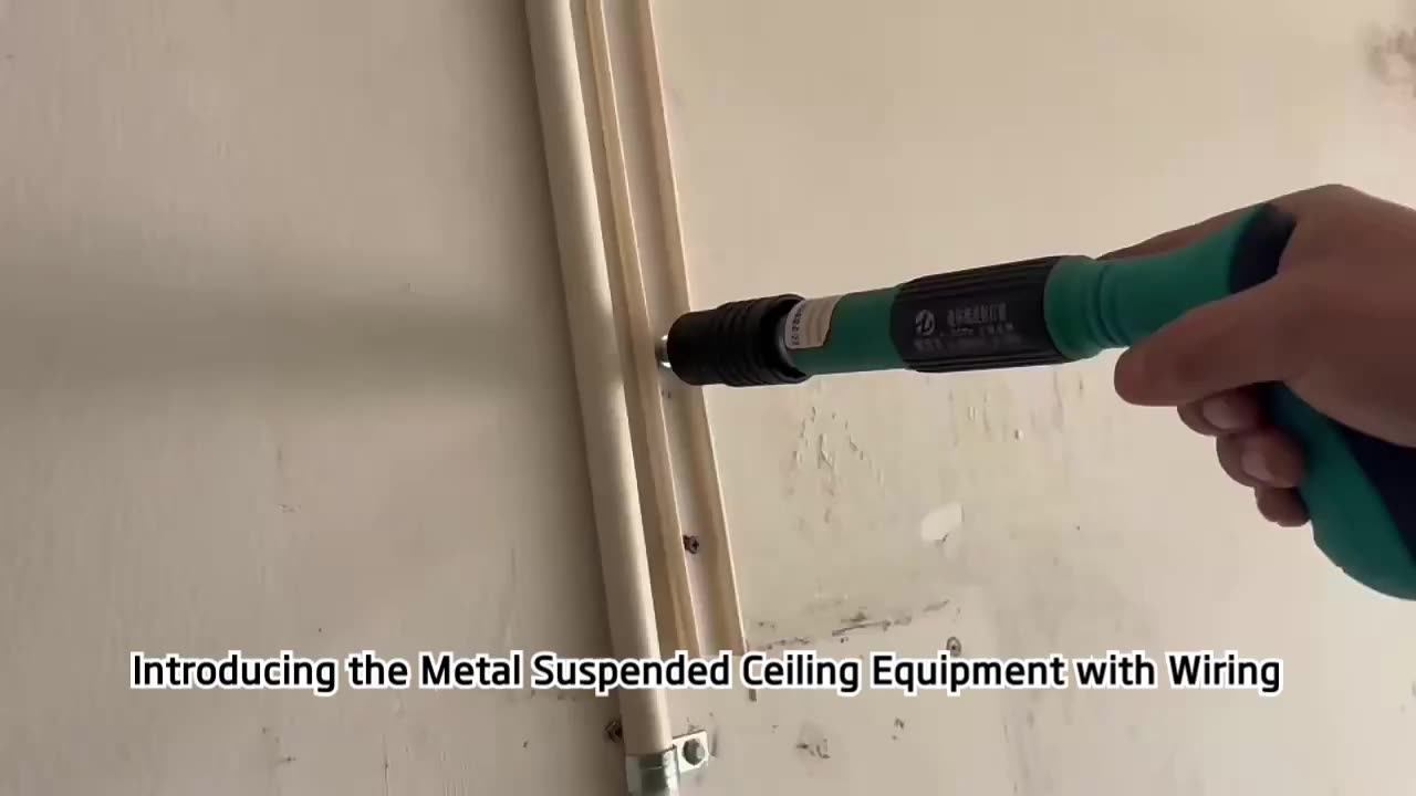 Suspended Ceiling Wiring Trough And Fastener Installation Equipment ...