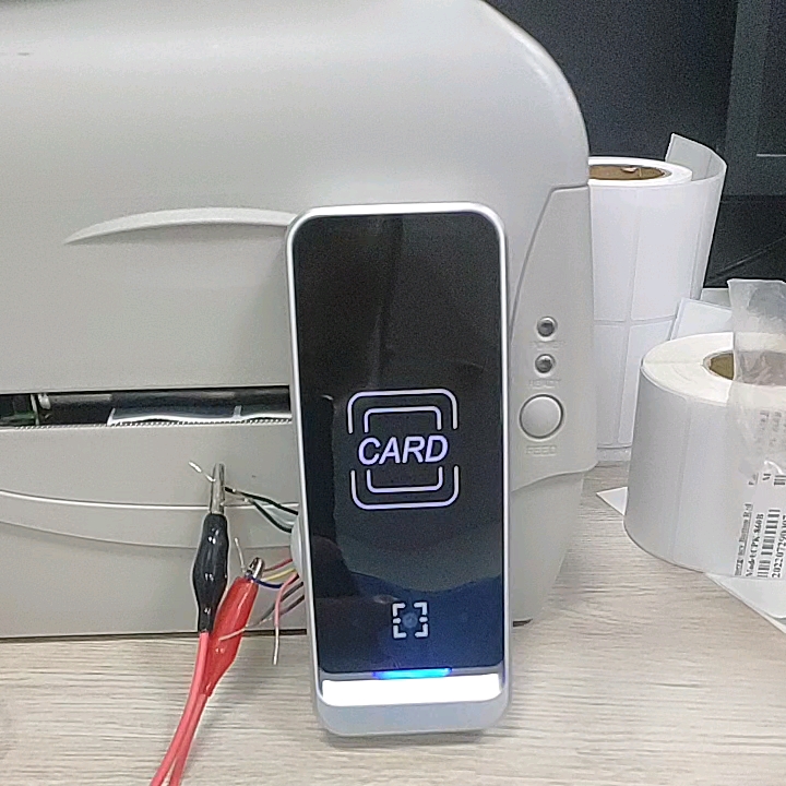 Smart Qr Qode Wiegand Rs485 Slim Metal Frame Barcode Scanner Reader For ...