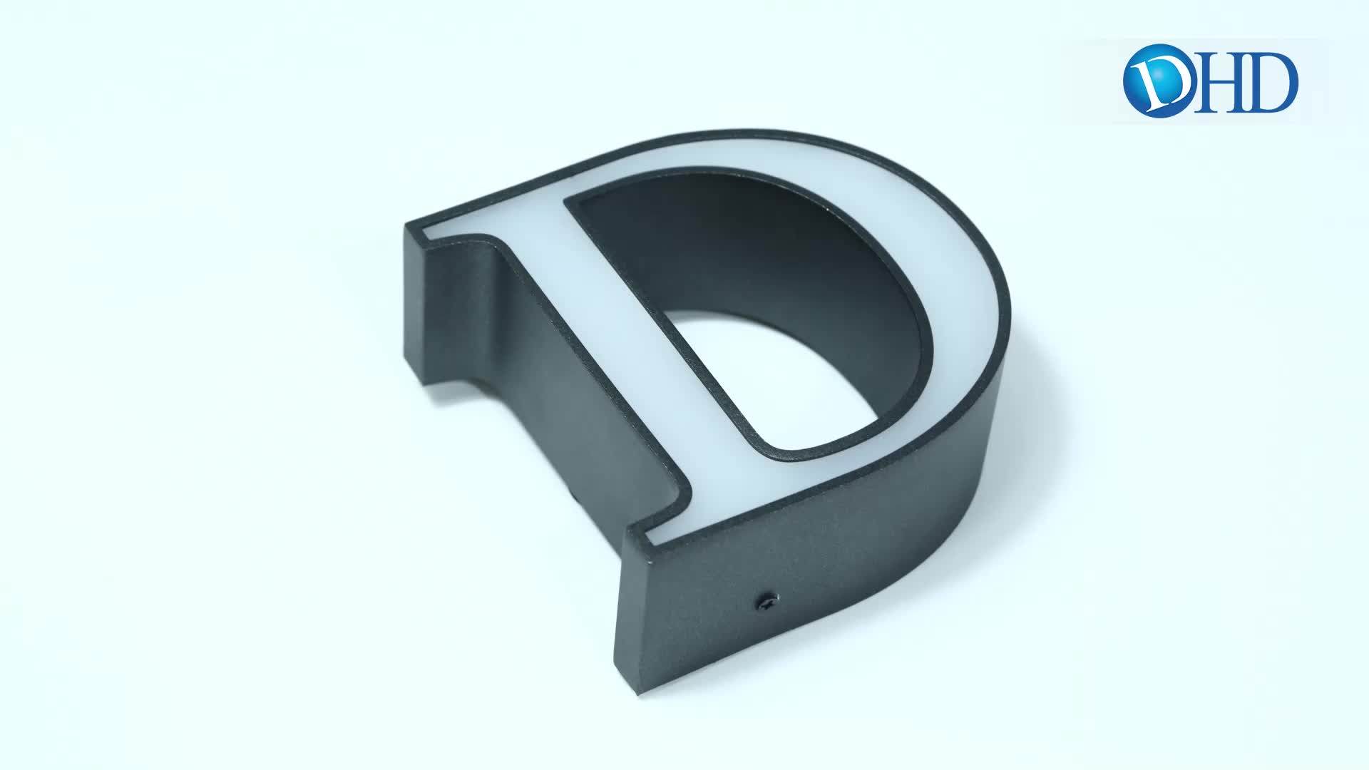 Led Acrylic 3d Large Plastic Letters And Numbers Illuminated Letter ...