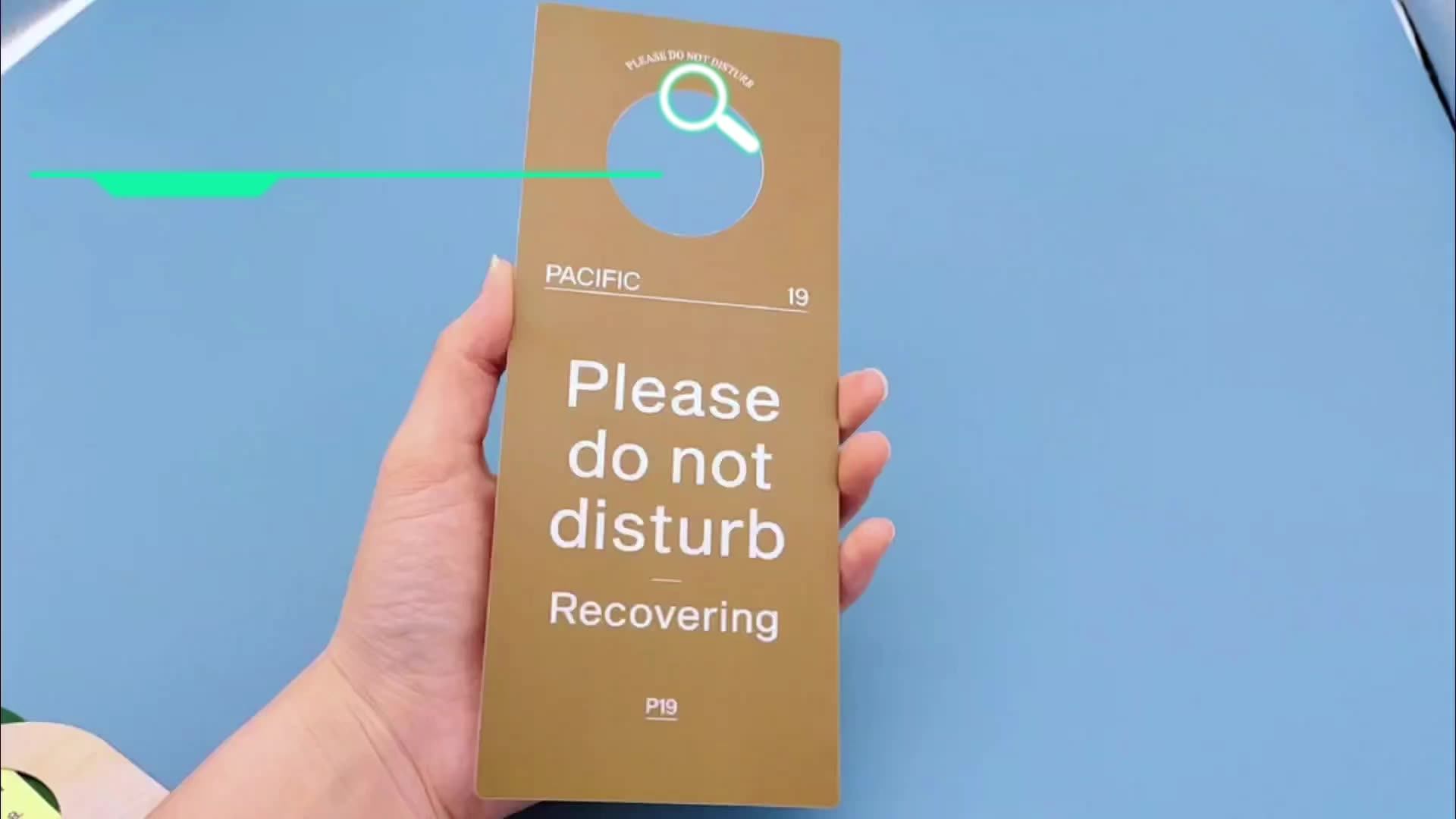 Custom Waterproof Pp Pvc Plastic House Hotel Room Do Not Disturb Door ...