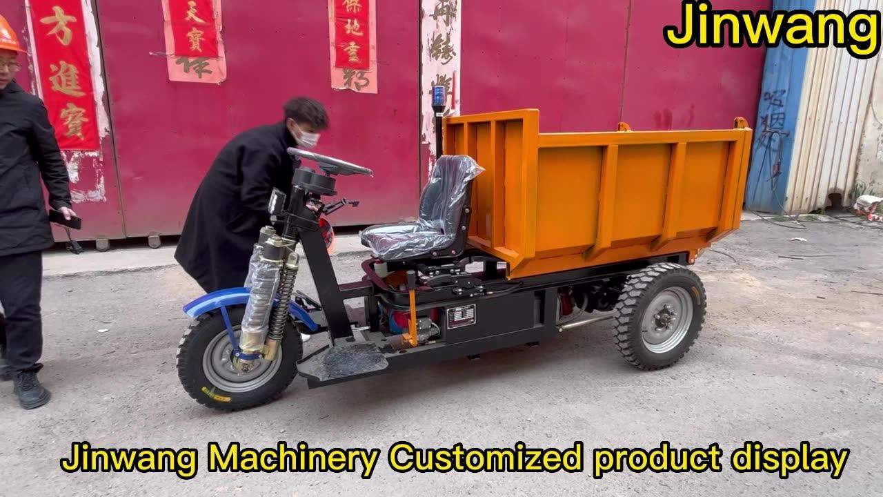 Jinwang Tipper Truck 2024 Self Loading Mini Dumper For Europe Concrete ...