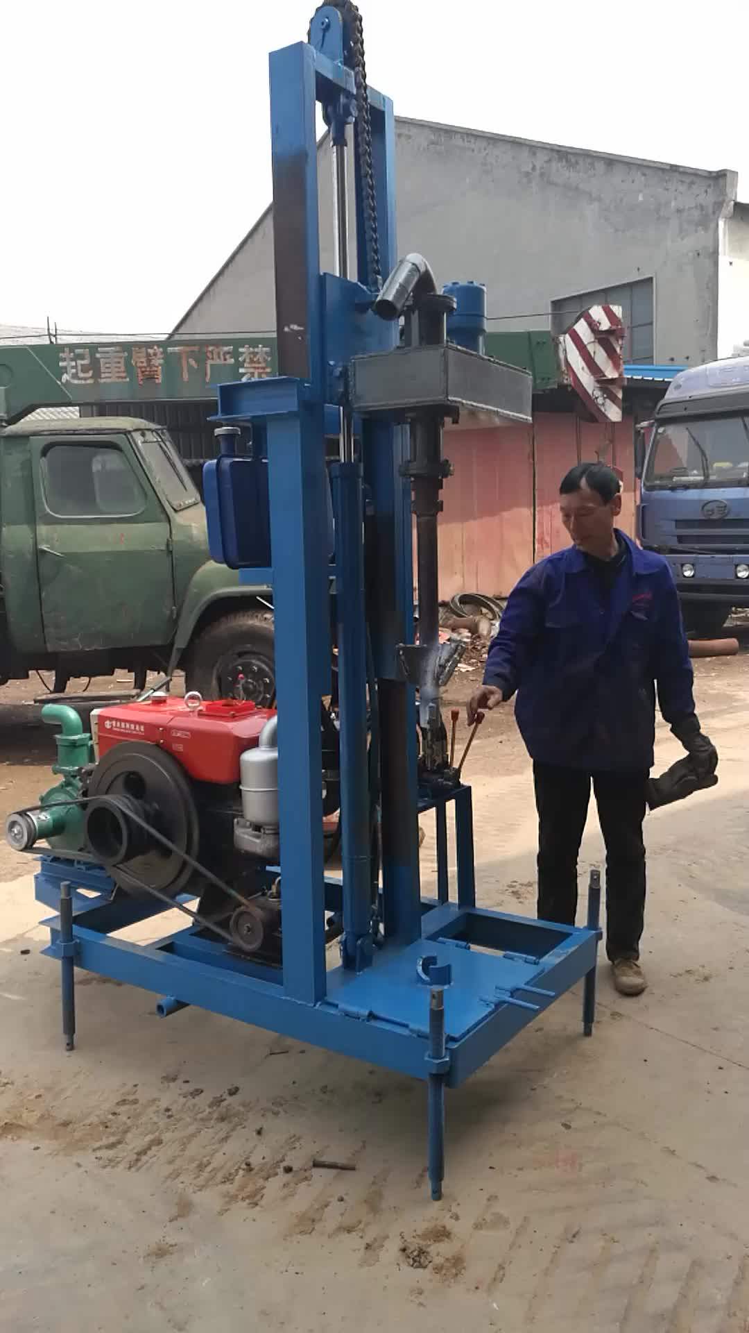 All Hydraulic Akl-150y Diesel Engine Drilling Rig Machine - Buy ...