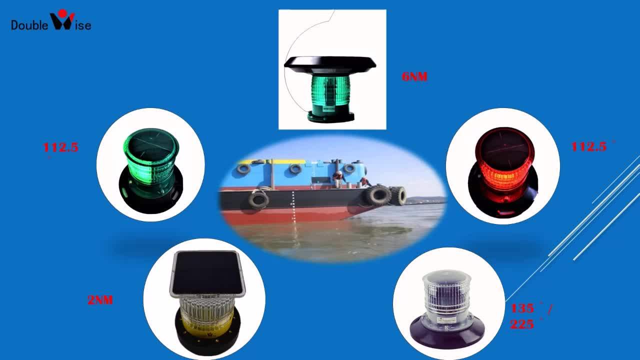 Newest Led Solar Powered Marine Navigation Signal Barge Light - Buy ...