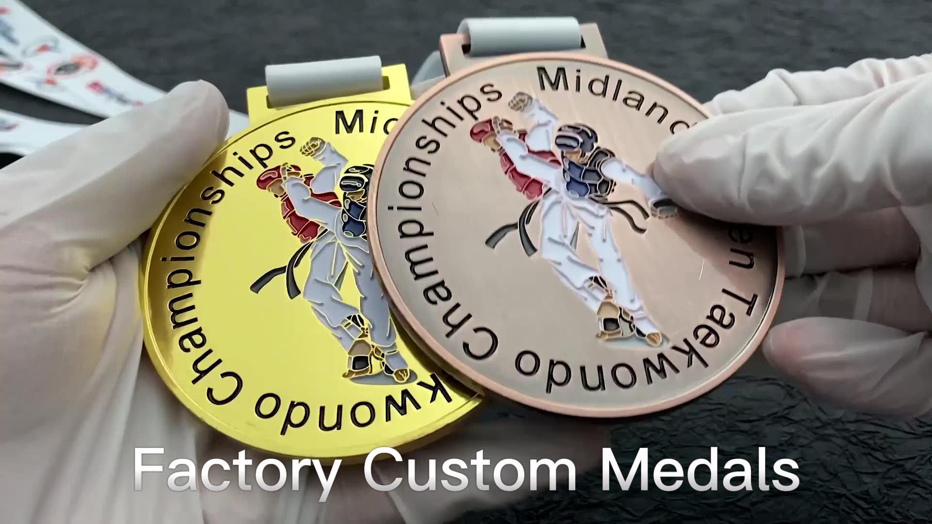 Factory Custom Die Cast Medal 3d Enamel Gold Silver Copper Medals ...
