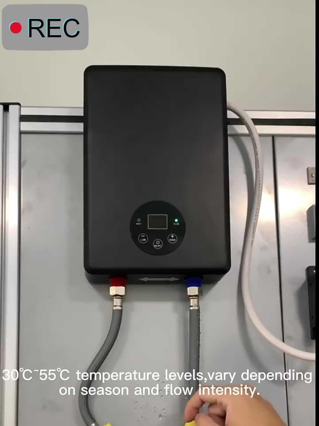 3500w To 5500w Smart Water Heater 120v To 240v Wall Mounted Kitchen ...