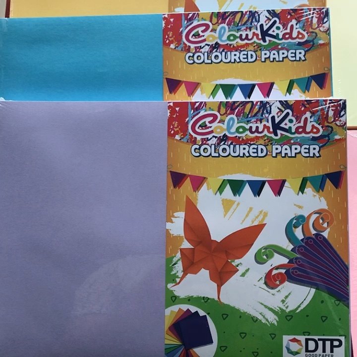 Mix Colors A4 Size Colored Copy Paper Book/bound Various Colors Manila ...