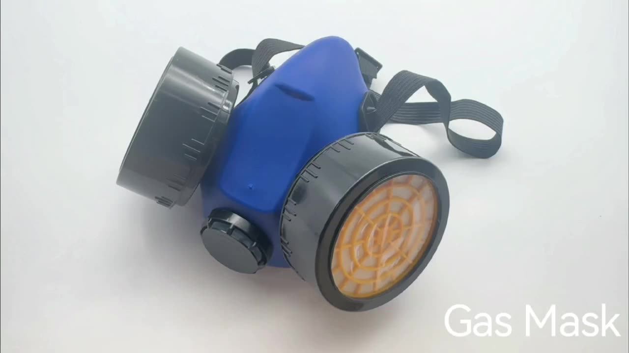 Reusable Respirator Gas Mask Half Facepiece Shield Face Cover With ...