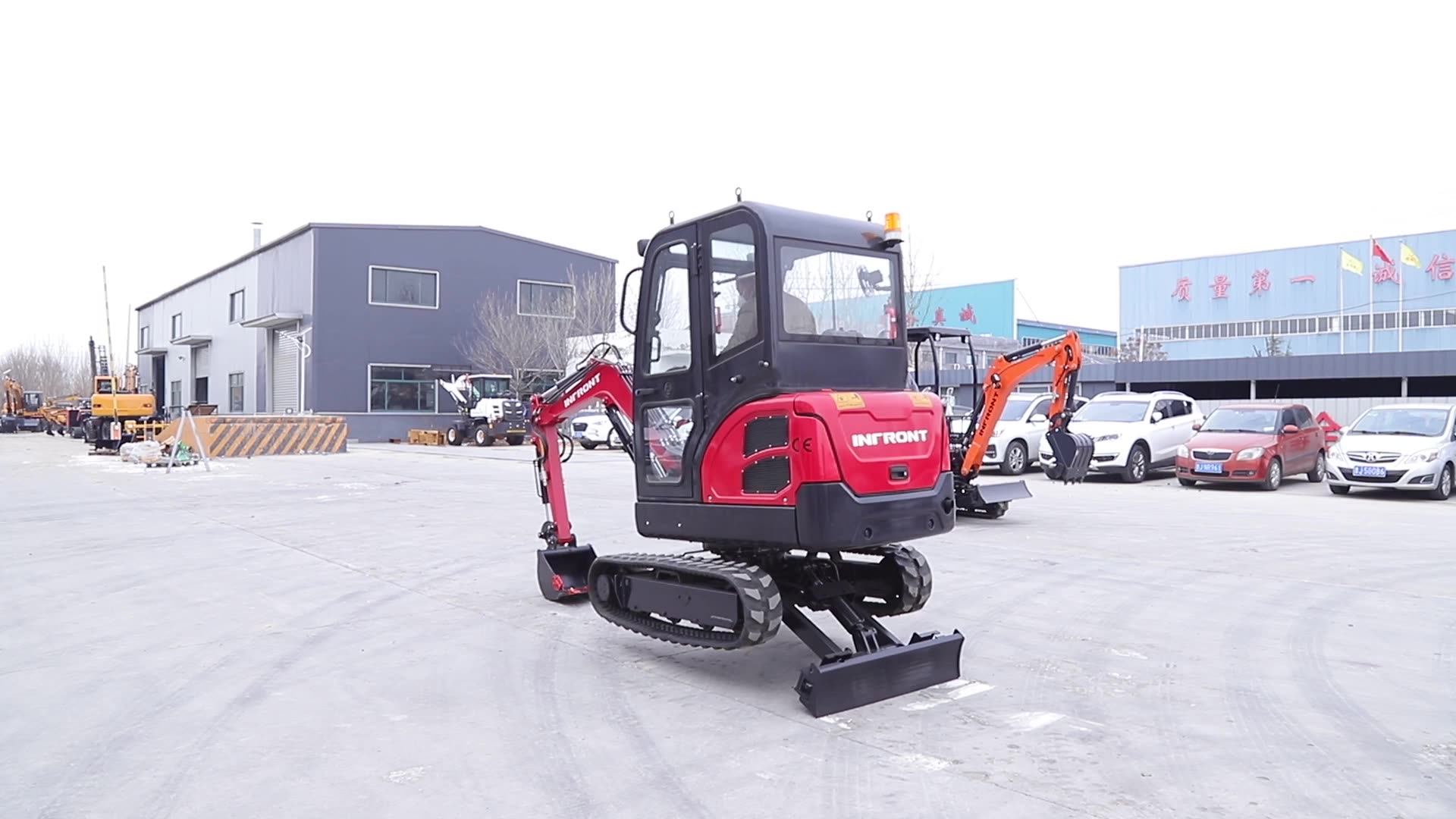 Infront Mini Bagger Escavatore Excavators 2 Ton 3 Ton Mini Digger ...