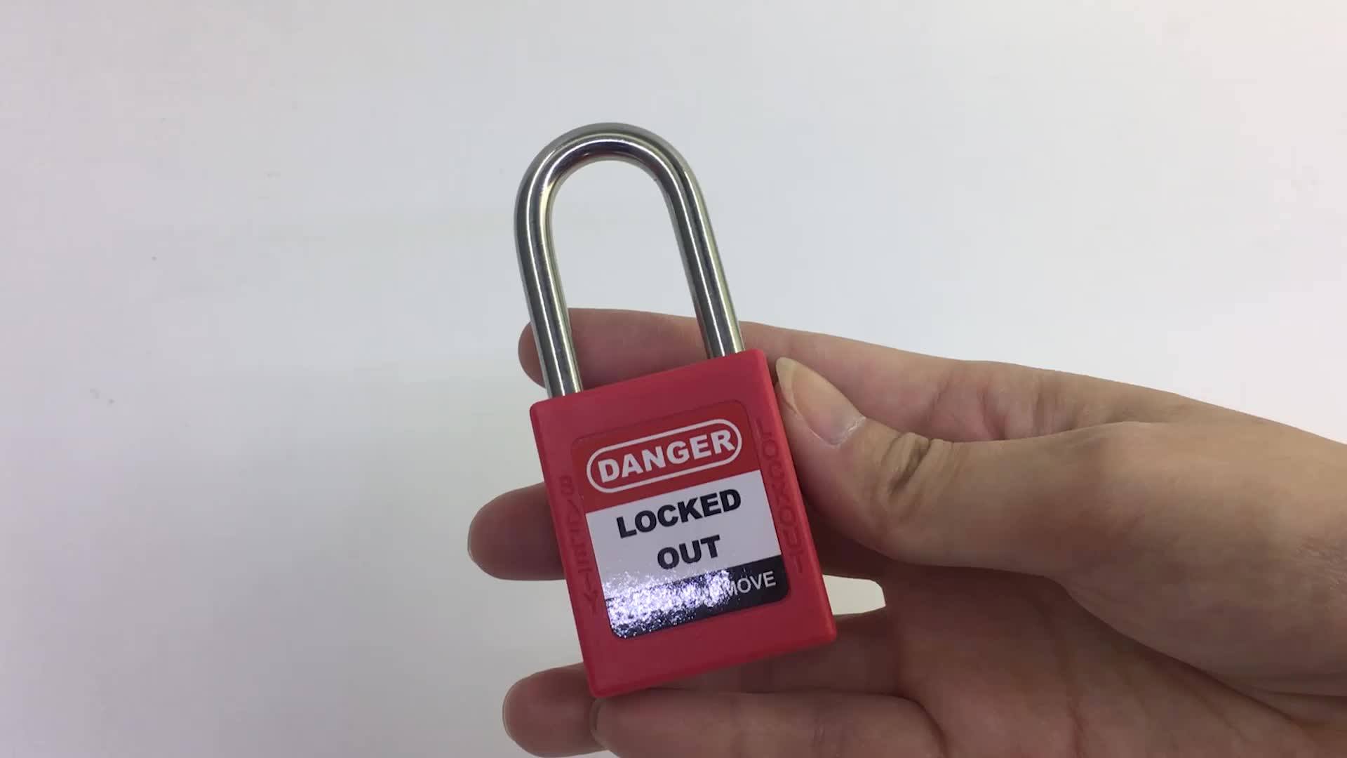 38mm Shackle Pad Locks Electric Safety Padlock With Master Key - Buy ...