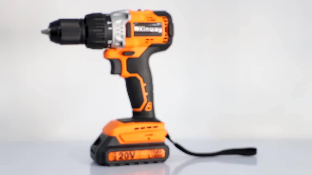 Kinway Kwcd1808+kwiw1808 Cordless Tool Set Cordless Drill And Cordless Impact Wrench 2in1 Combo ...