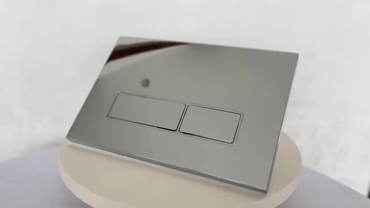 Hidden Water Tank Push Button Panel Stainless Steel Concealed Cistern ...