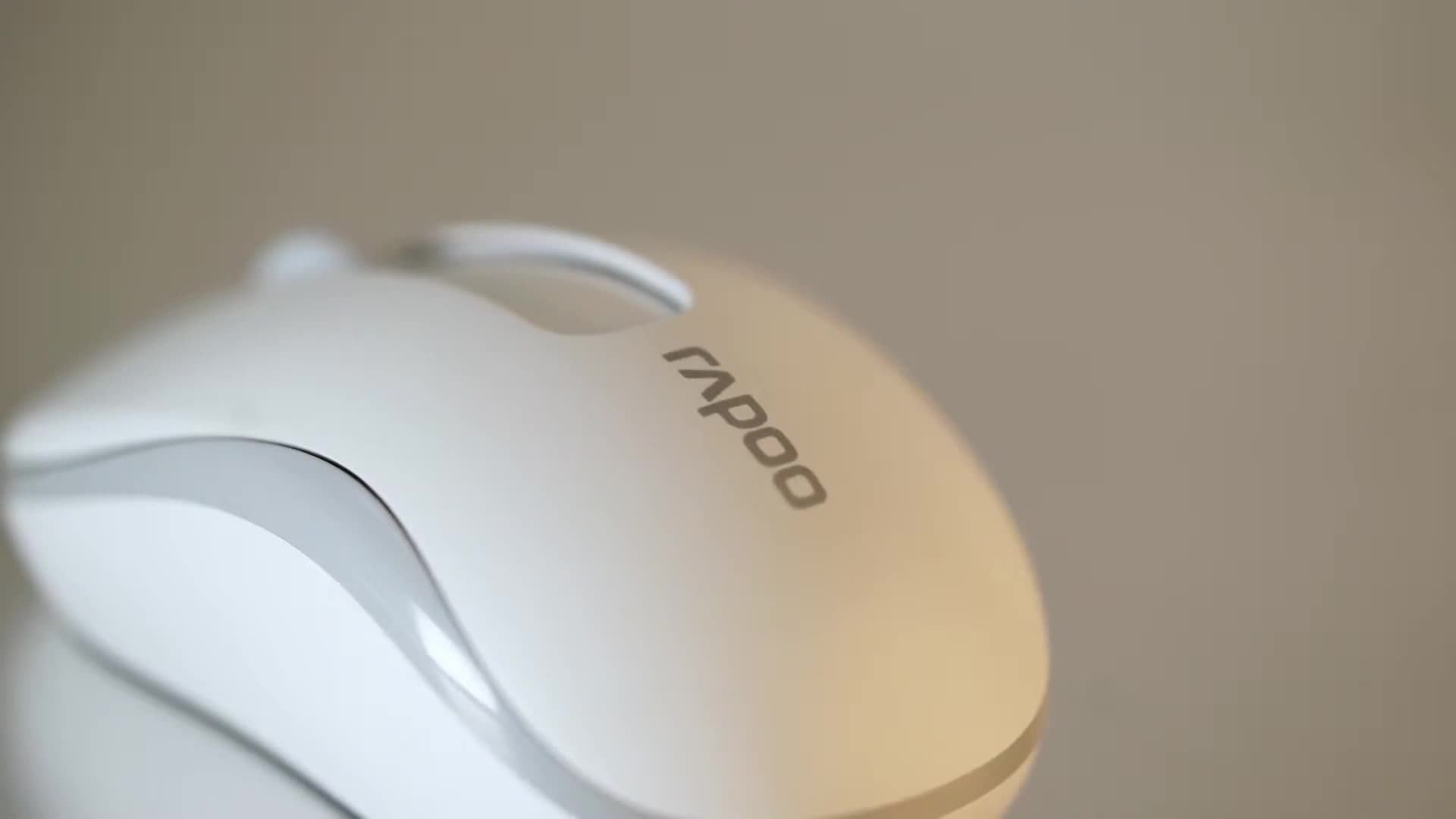 Rapoo M10 Plus Oem Silent 2.4g Ergonomic Cute 1000 Dpi Office White ...