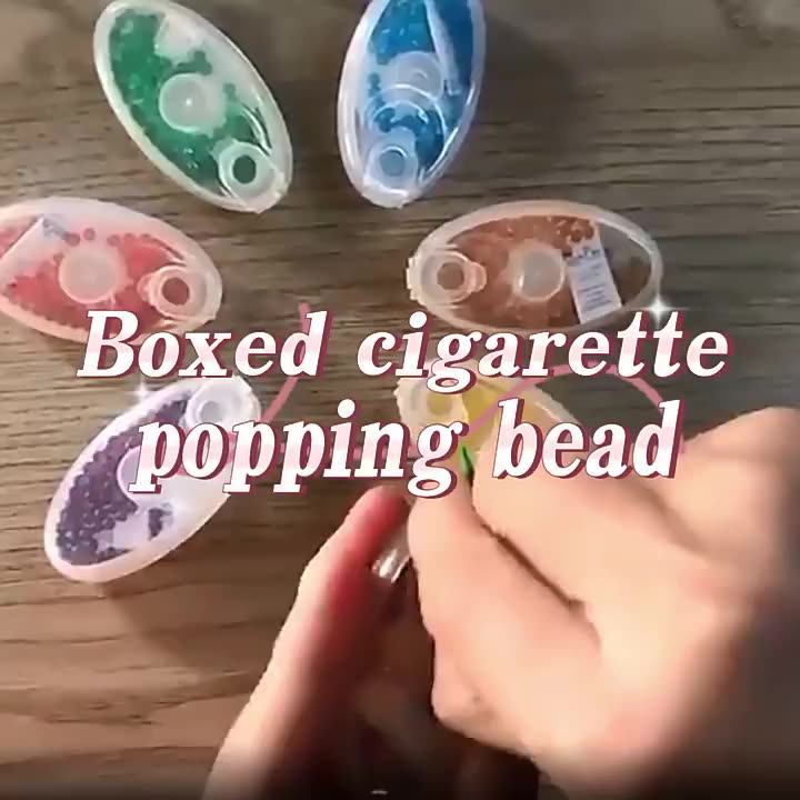 100pcs Smokeing Burst Capsule Pops Fruit Flavor Cigarette Beads ...