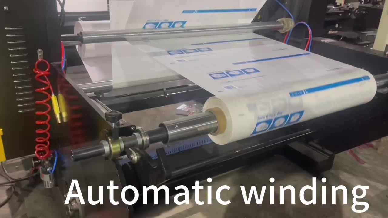 Factory Customized Pp Pe Flexo Printing Machine Express Package Logo ...