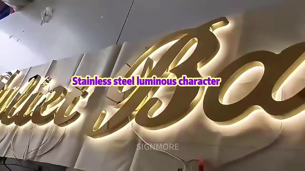Storefront Custom Signboard Advertising Channel Letters Led Sign Light ...