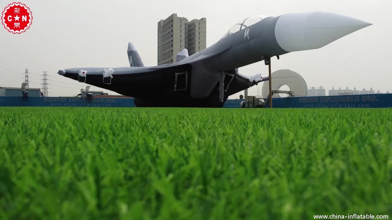 Custom Inflatable Decoy Plane Model Fighter Jet Inflatable Fighter ...