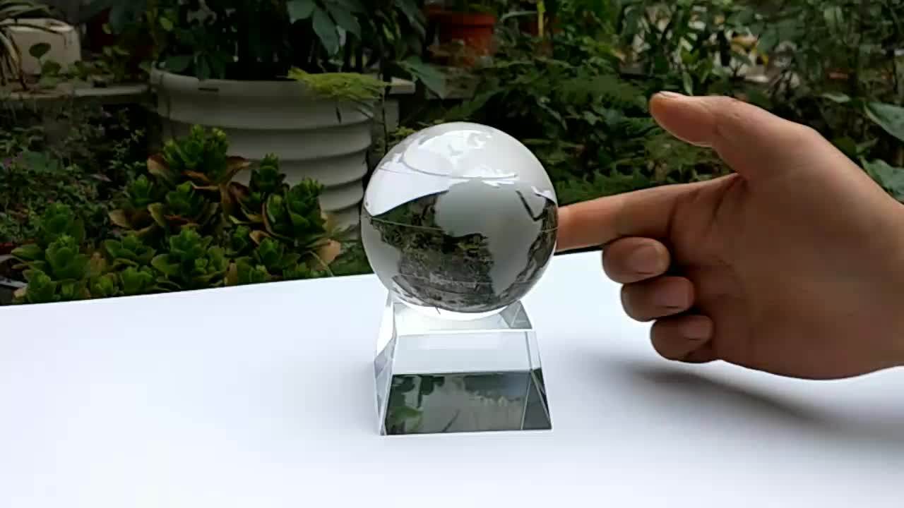 Transparent Personalized 3d Laser Engraving Galaxy Solar System Crystal ...