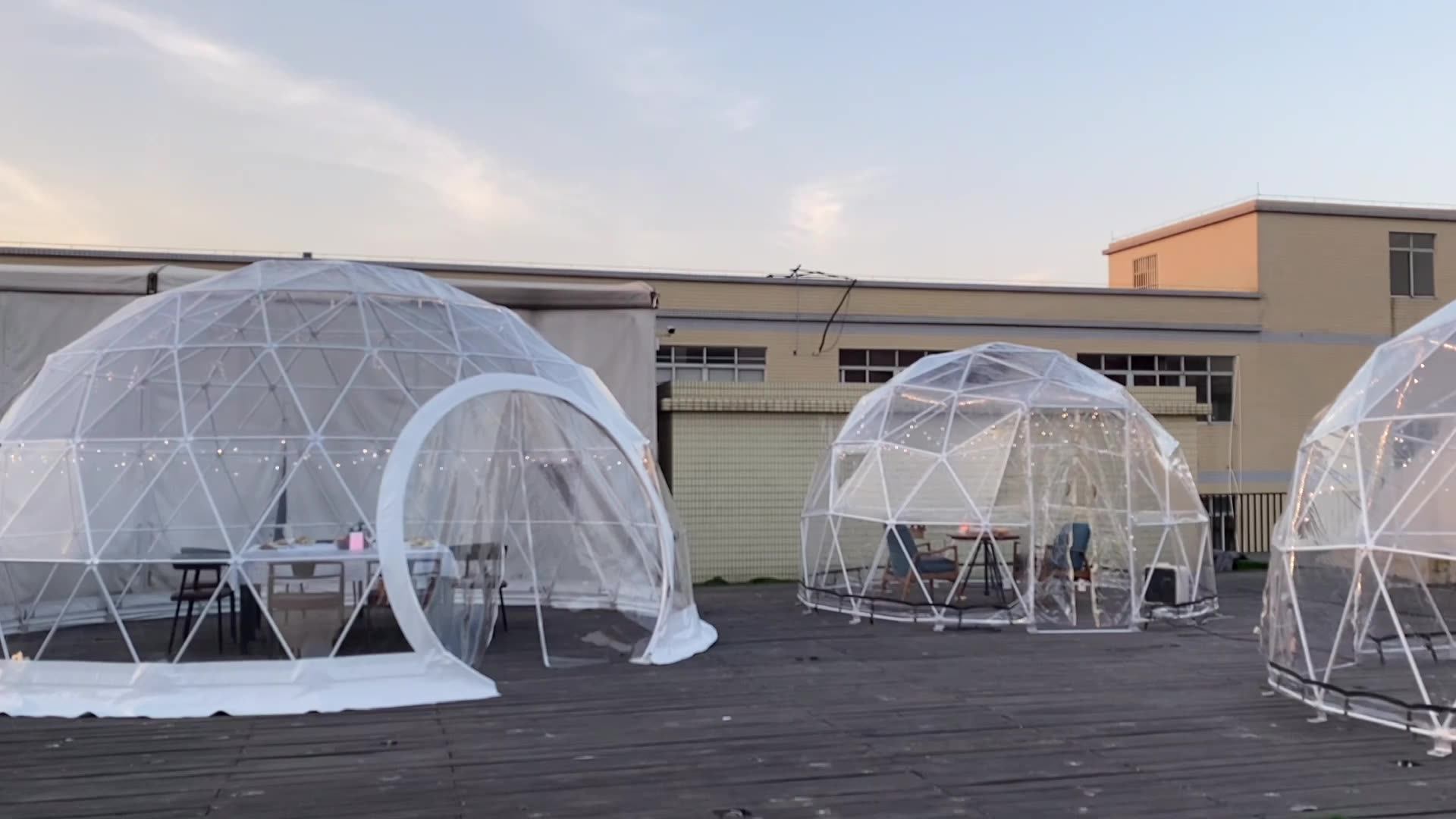 Instant Transparent Igloo Tent Dome 4m Clear Pvc Igloo Dome Tent ...