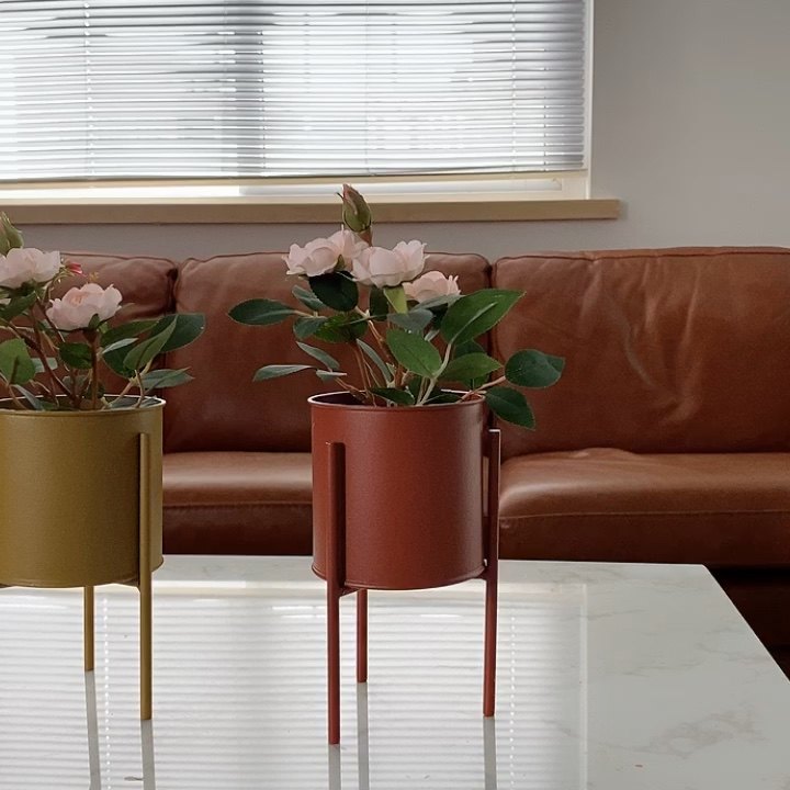 Small Size Metal Flower Pot Planter For Decor Decorative Flower Baskets ...