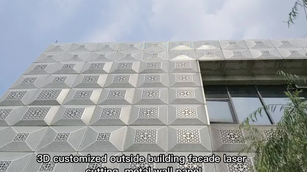 Exterior Curtain Wall Facades Building Aluminum Decoration Facade Panel ...