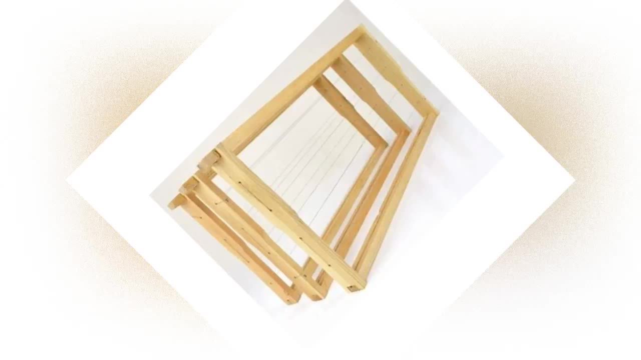 Wooden Beekeeping Frame Honey Bee Comb Hive Frames With Wax Foundation ...