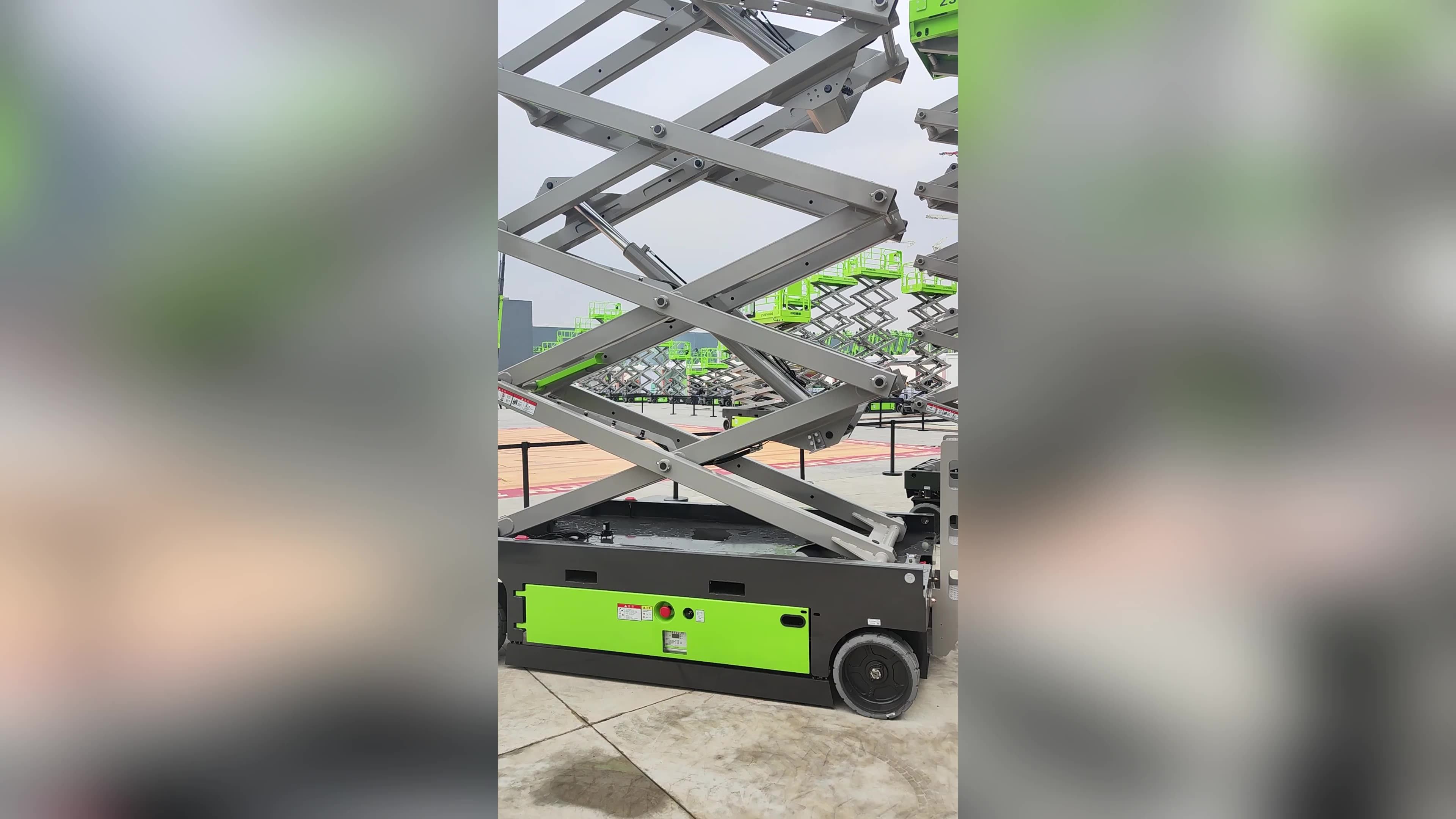 Zs1414hd Hydraulic Scissor Lift 15.7m Scissor Forklift Table Aerial ...