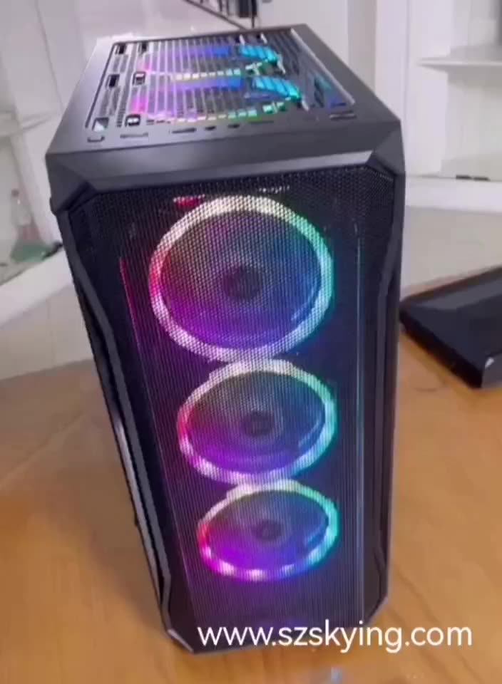 Gaming Case Atx Pc Case 3.0usb Rgb Computer Case Tower Office Cabinet ...
