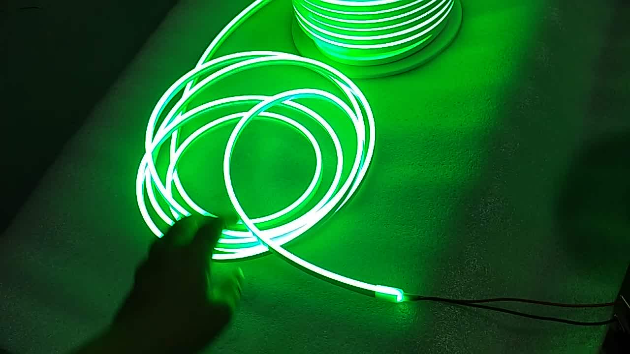 Super Bright Mini Yellow Led Neon Flexible Strip 120led M 6mm 2835 Smd ...