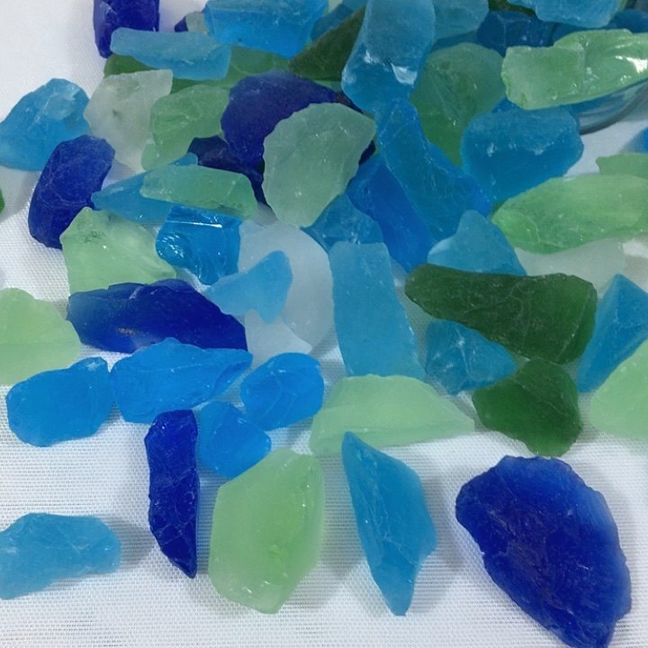 Natural Clear Colored Glass Rocks For Gabion And Home Landscaping - Buy ...