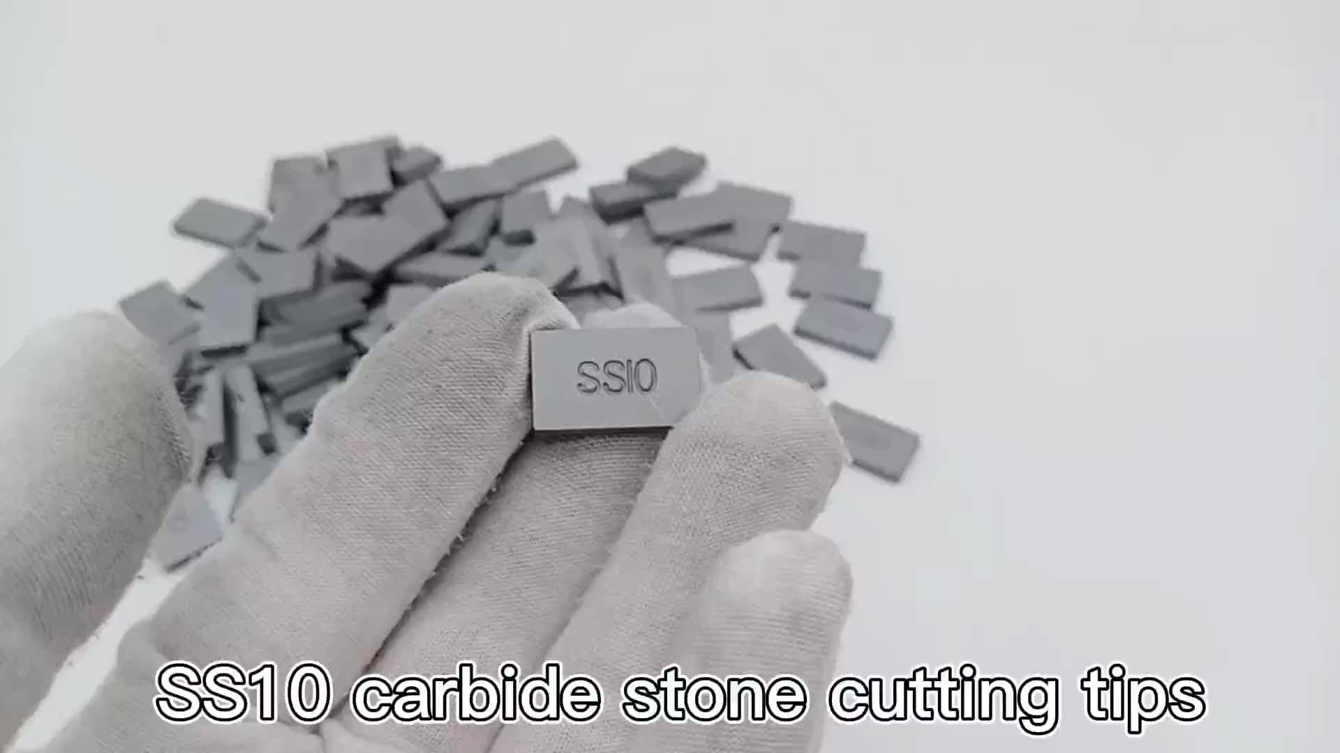 Yg8 Yg6 Ss10 Tungsten Carbide Stone Cutting Tips Carbide Tips For Stone ...
