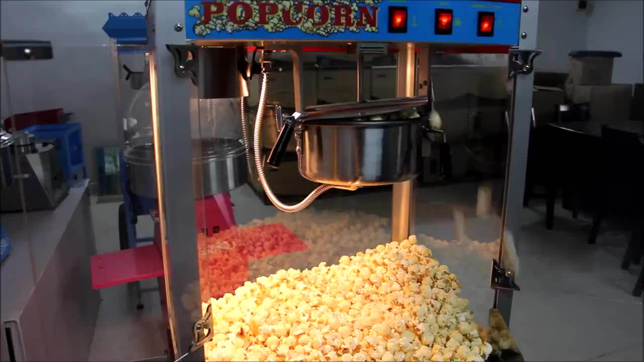 Commercial Popcorn Maker Equipment,Snack Making Machine With Warmer ...